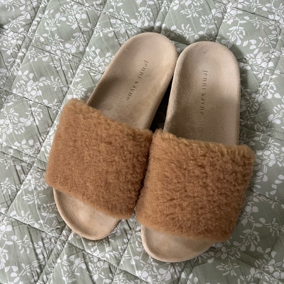 Jenni Kayne | Shoes | New Jenni Kayne Shearling Slide Sandal Slipper 38 ...